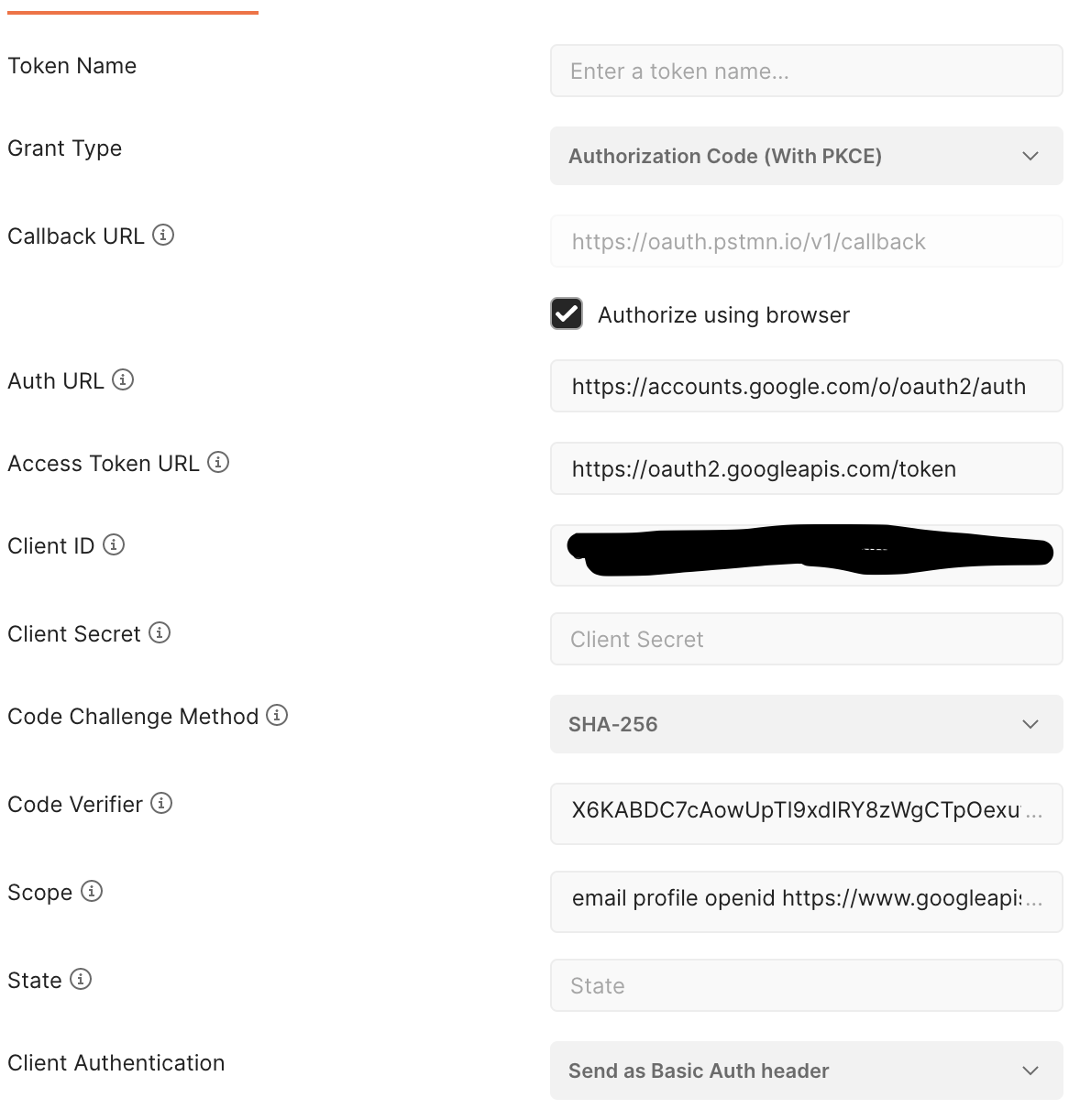 OAuth 2.0 with PKCE still requires client secret · Issue #9409 · postmanlabs/postman-app-support ...