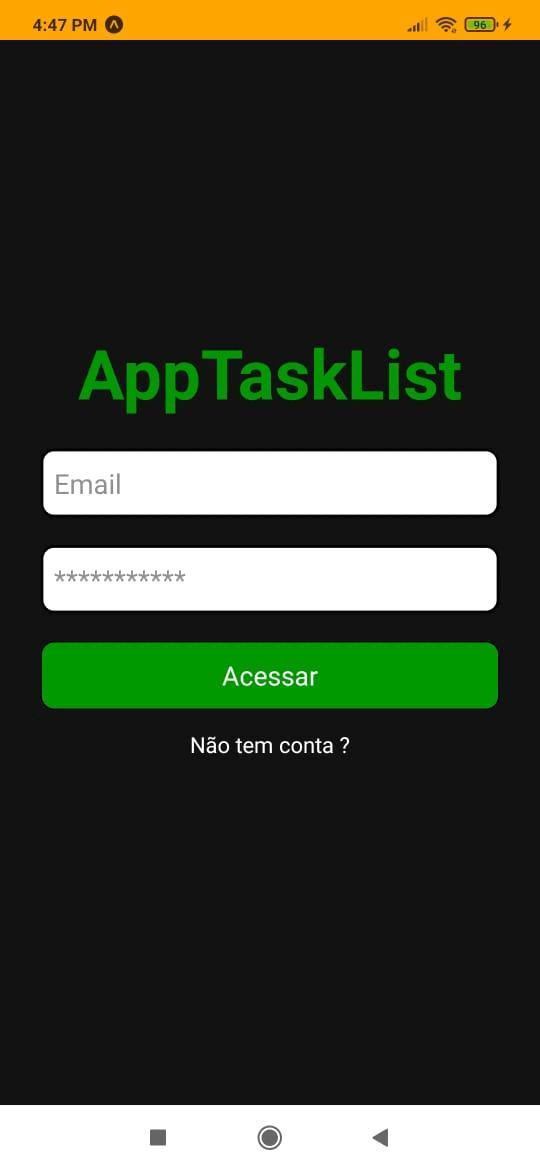 GitHub - edmundo9898/AppTaskList: Projeto pessoal para práticar React-native