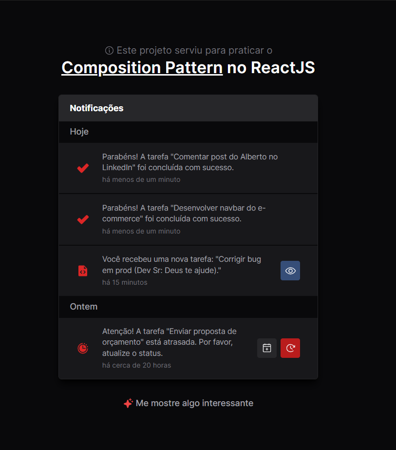 GitHub - allbertuu/composition-pattern: ⚛ Projeto criado para praticar ... GitHub - allbertuu/composition-pattern: ⚛ Projeto criado para praticar ...