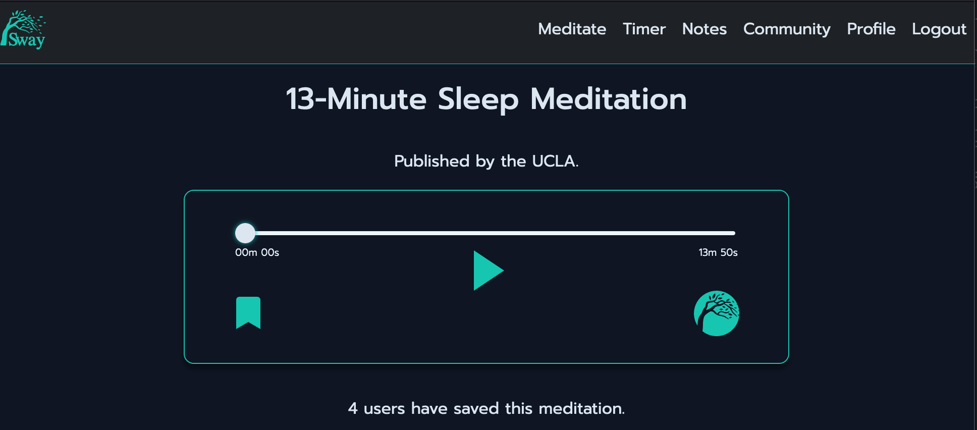 GitHub - milobedini/Sway: Python/Django & React Mindfulness App. GA Project 4.