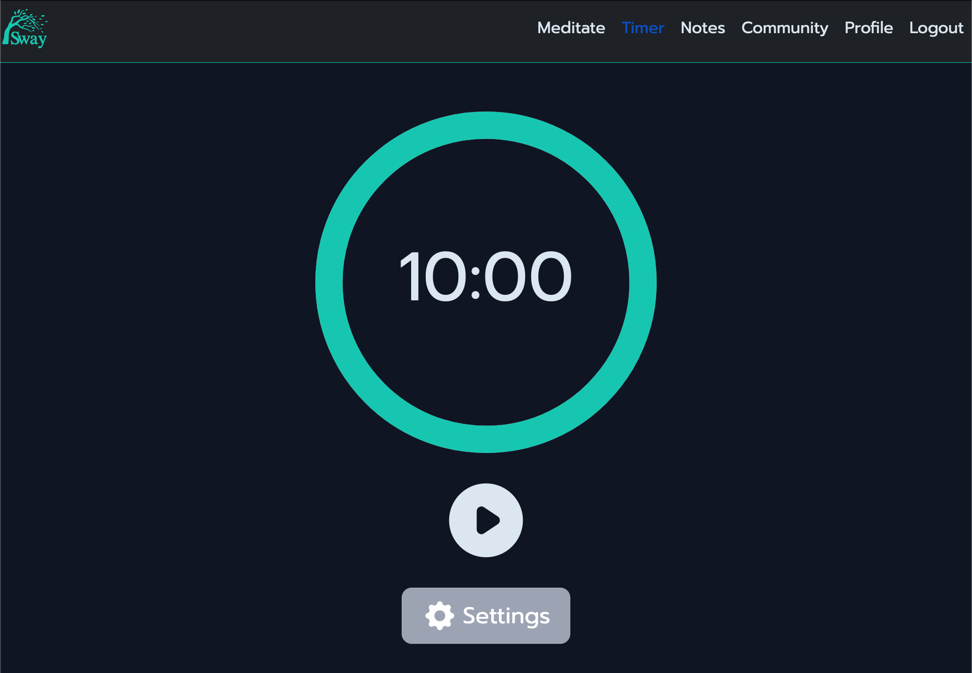 GitHub - milobedini/Sway: Python/Django & React Mindfulness App. GA Project 4.