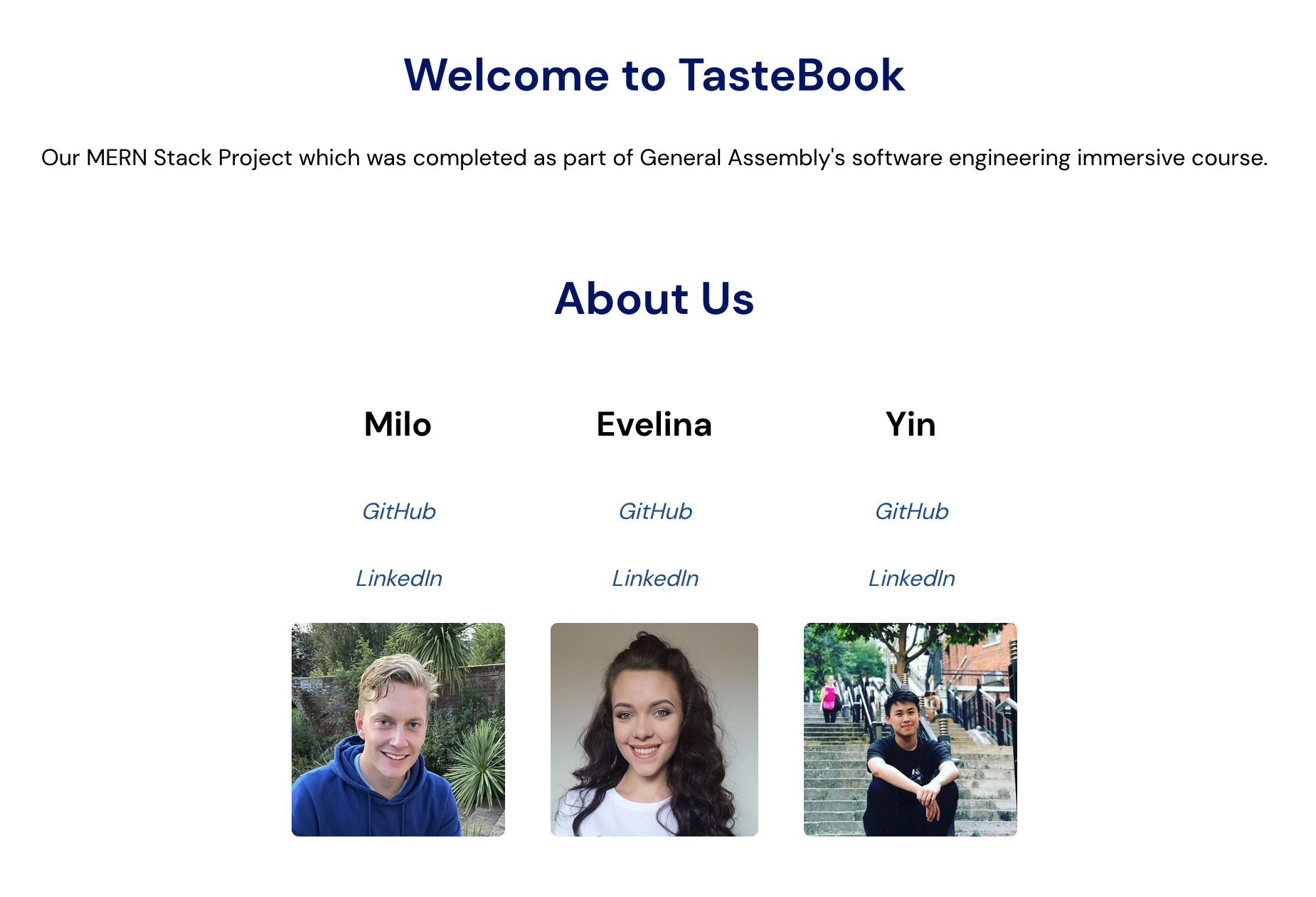 GitHub - milobedini/TasteBook: MERN stack recipe web-app. GA Project 3.