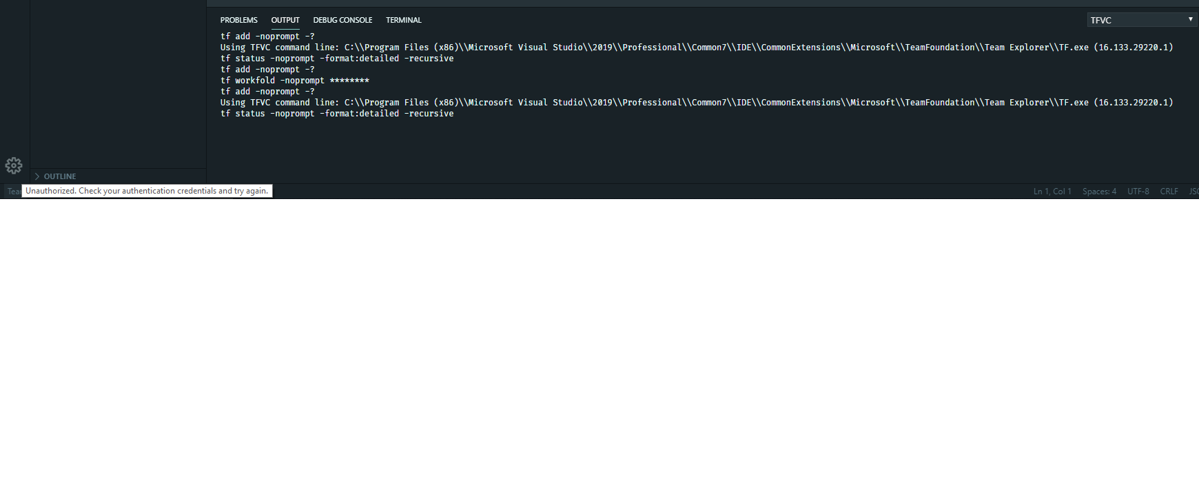 Can T Login To Tfs · Issue 599 · Microsoft Azure Repos Vscode · Github