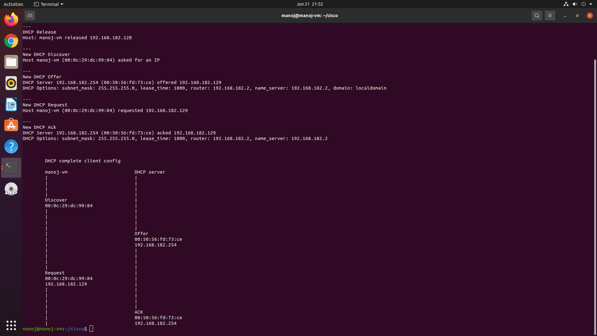 Github Hariharan0305visualisation Of Dhcp In Order To Assign An Ip Address Automatically To