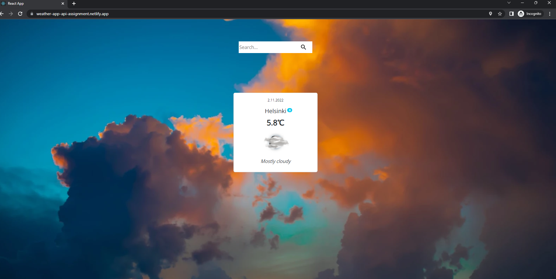 GitHub - quanbui210/Weather-App-React