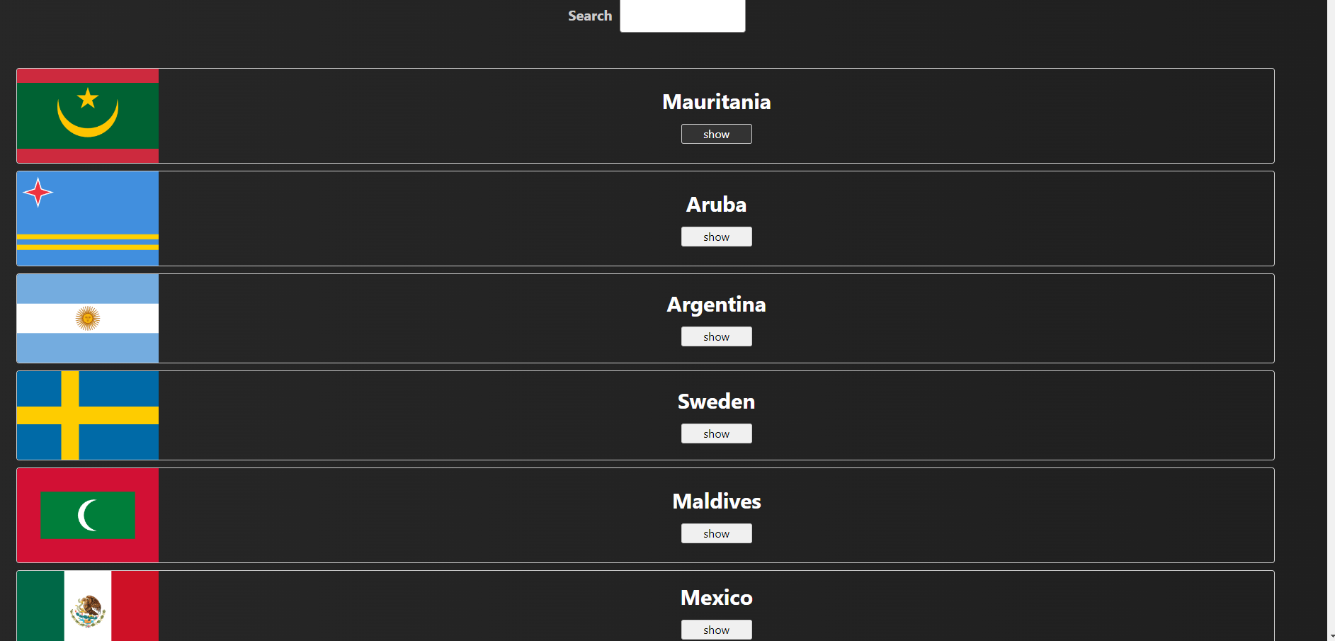 GitHub - quanbui210/Countries-list