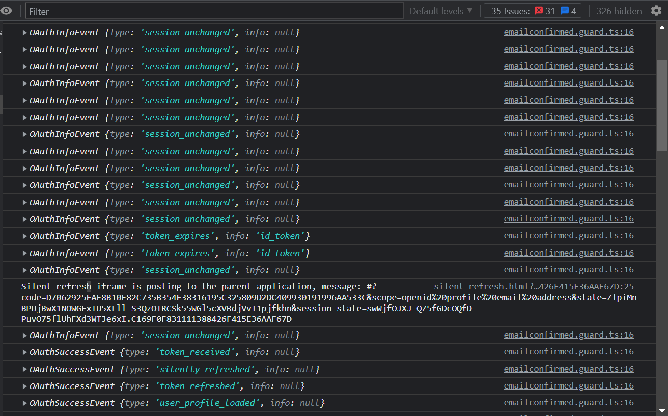 Read UserProfile after is completely loaded in Local Storage · Issue #1208 · manfredsteyer ...