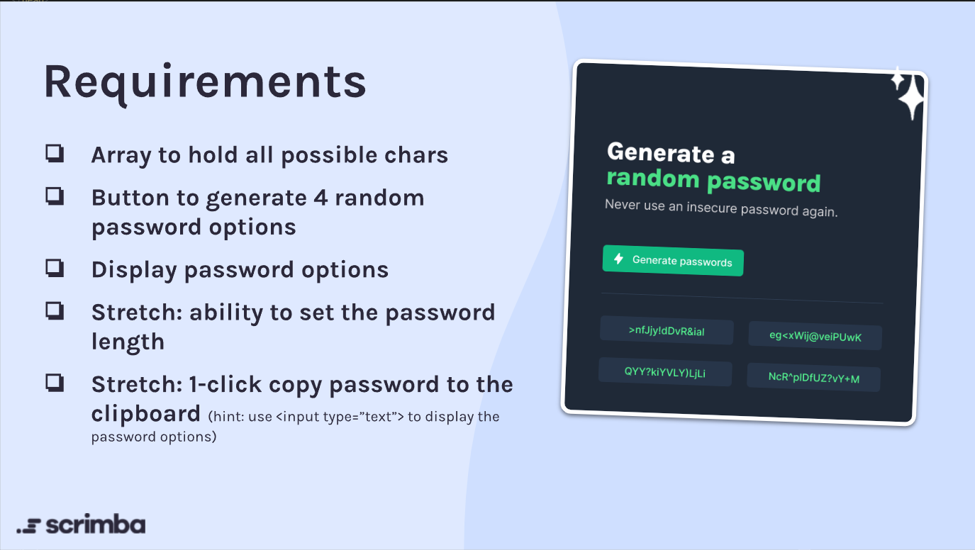 GitHub - karolinapol/passwordGenerator