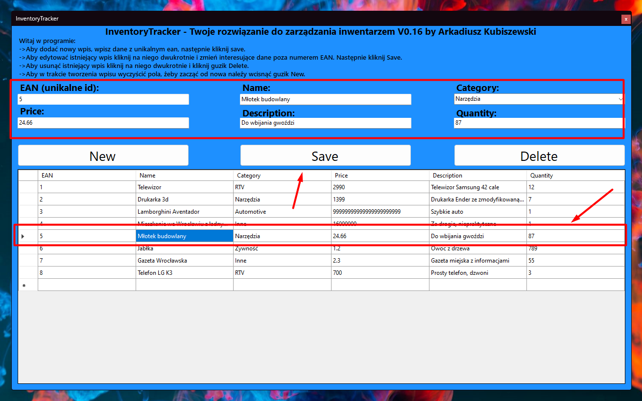 GitHub - Shift-Happens/InventoryTracker.NET: This is a C# project for a simple inventory tracker ...