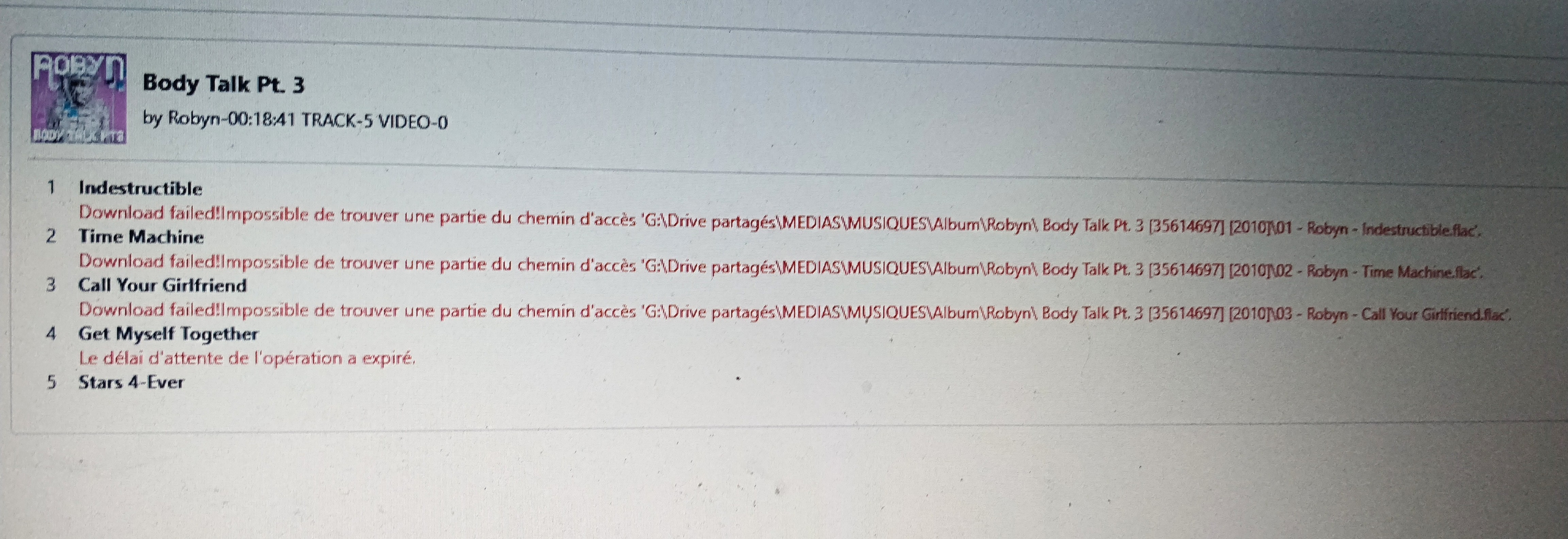 [BUG]: (87) parameter is incorrect [Google Drive for Windows] · Issue #232 · yaronzz/Tidal-Media ...