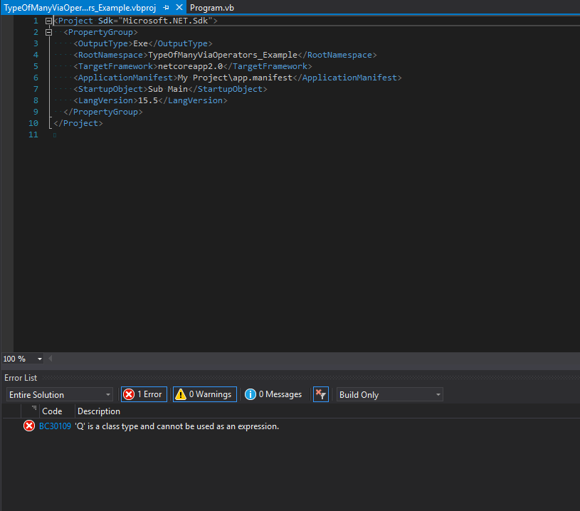 Setting the LangVersion in .VBProj · Issue #26933 · dotnet/roslyn · GitHub