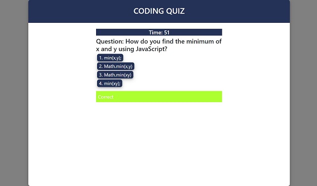 GitHub - Interceptr83/code-quiz