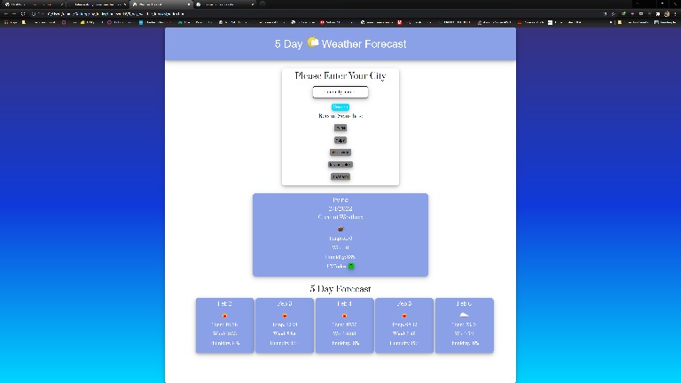 GitHub - Interceptr83/5_day_weather_forecast