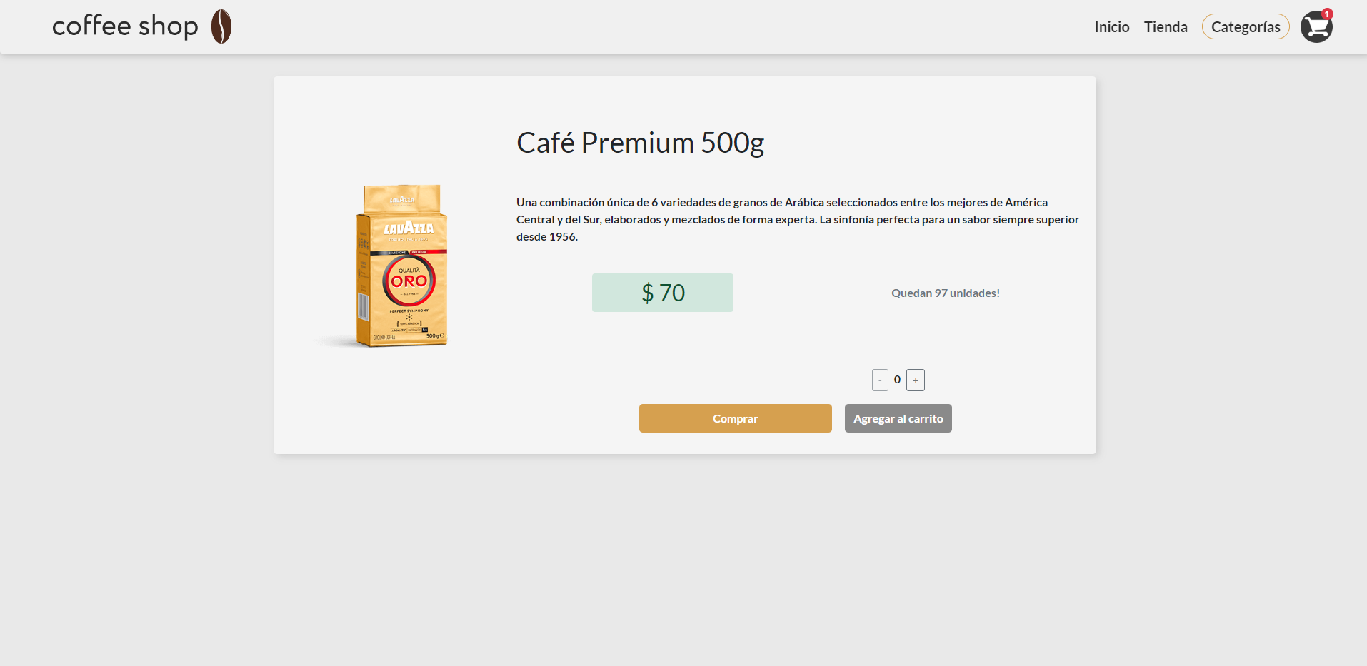 GitHub - octaviosancho-dev/coffee-shop-react: Fully Functionally e-Commerce
