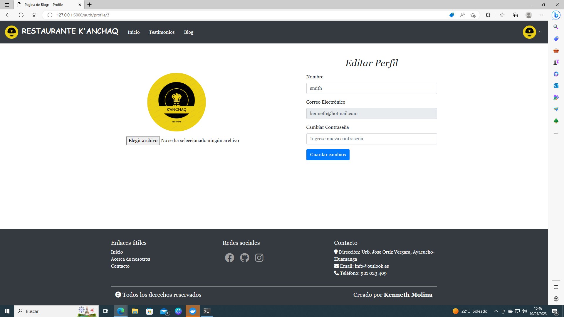 GitHub - prodark88/KANCHAQ-Website: KANCHAQ es un blog de comidas basado en Flask, donde podrás ...