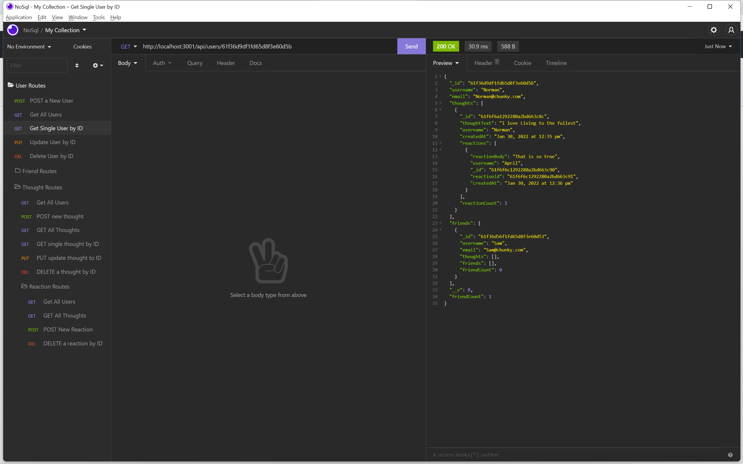 GitHub - greenlight510/NoSql-Social