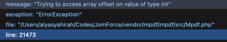 Error Error