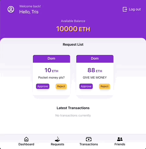GitHub - jjiajun/traceyourether-server: A decentralized e-payment app where users can request ...