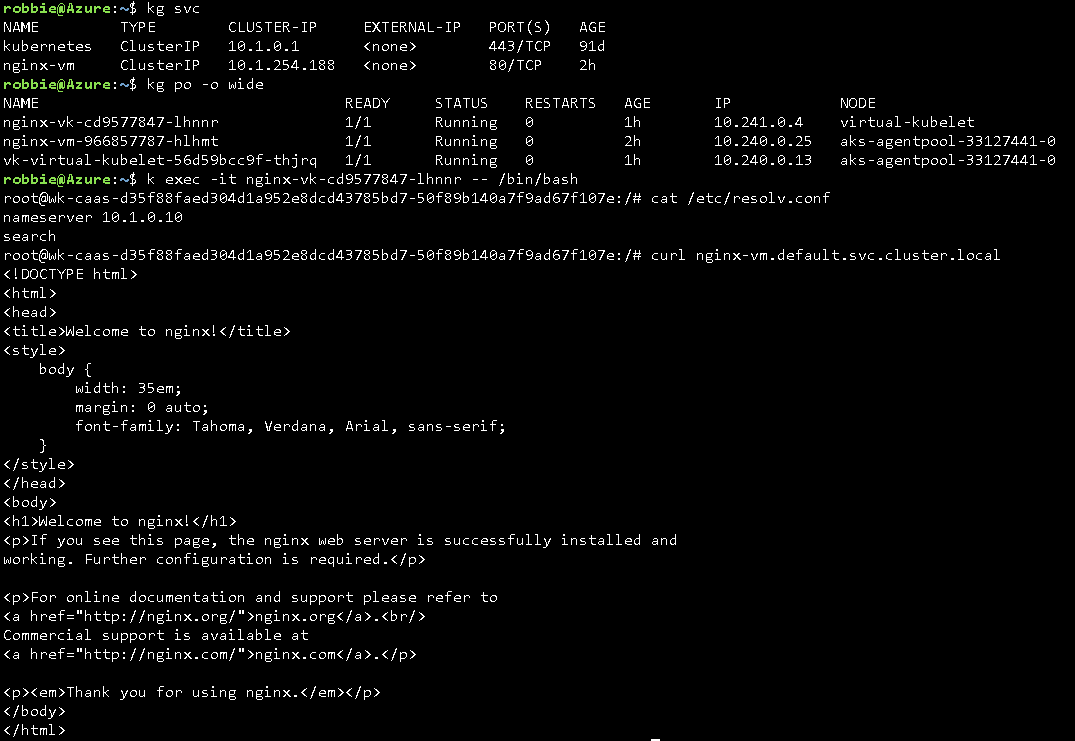 AKS Connector KubeDNS Resolution and Service IP resolution is not working · Issue #456 · virtual ...