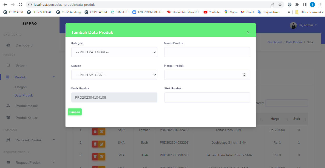 GitHub - hanissiddiq/persediaanproduk: ini adalah sistem informasi persediaan produk.