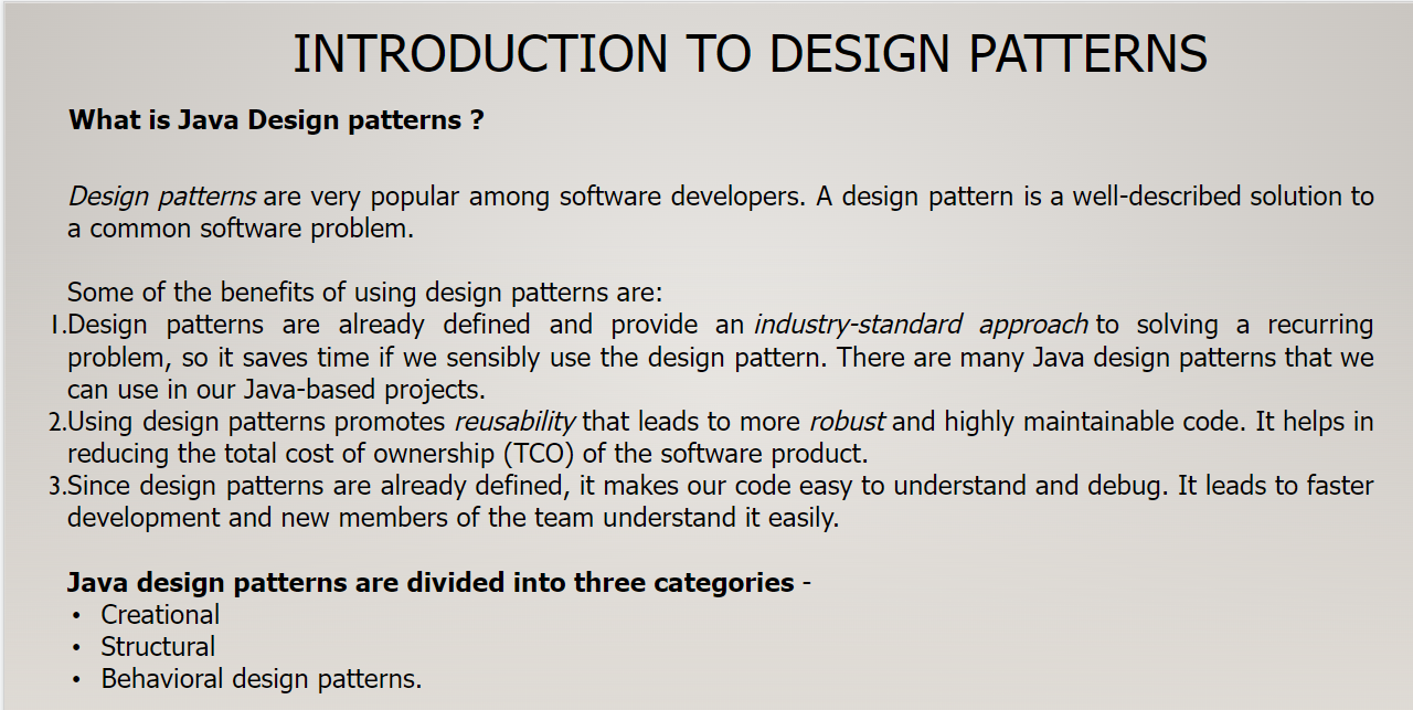B1 Questglobal Designpatterns Designpatternnotes Md At Master · Ragapriya224 B1 Questglobal · Github
