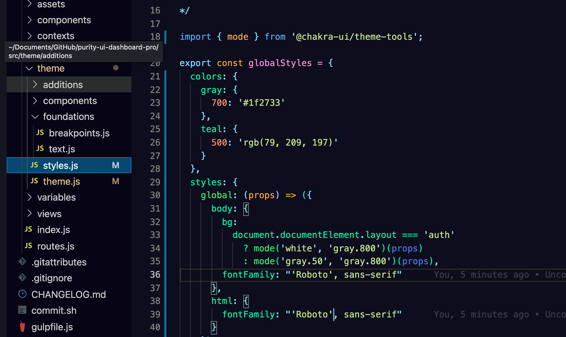 [Bug] Only system fonts are used in theme · Issue #59 · creativetimofficial/purity-ui-dashboard ...
