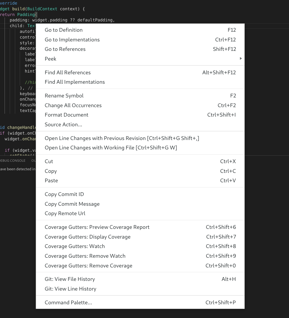 Refactor Does Not Appear On Editor Context Menu When Using Lsp · Issue 2885 · Dart Code Dart