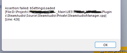 Steam Audio attenuation issue in animation. Crash · Issue #264 · ValveSoftware/steam-audio · GitHub
