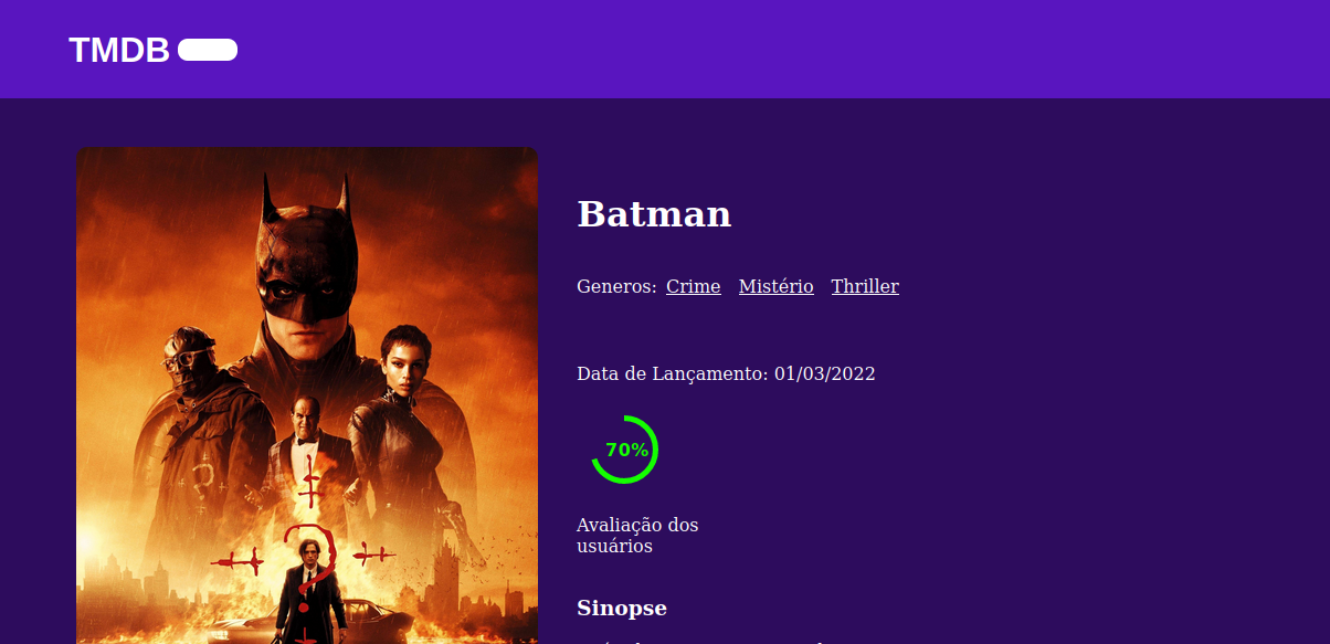 GitHub - Jordemar-D-Bousquet/TMDB: Projeto de Lista de filmes Populares Realizado com a API TMDB