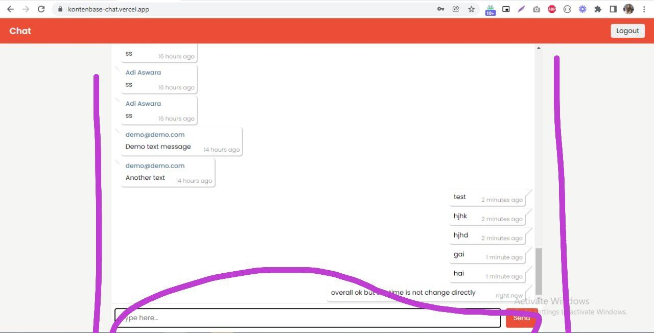 Improvement in chat app design · Issue #14 · kontenbase/kontenbase · GitHub
