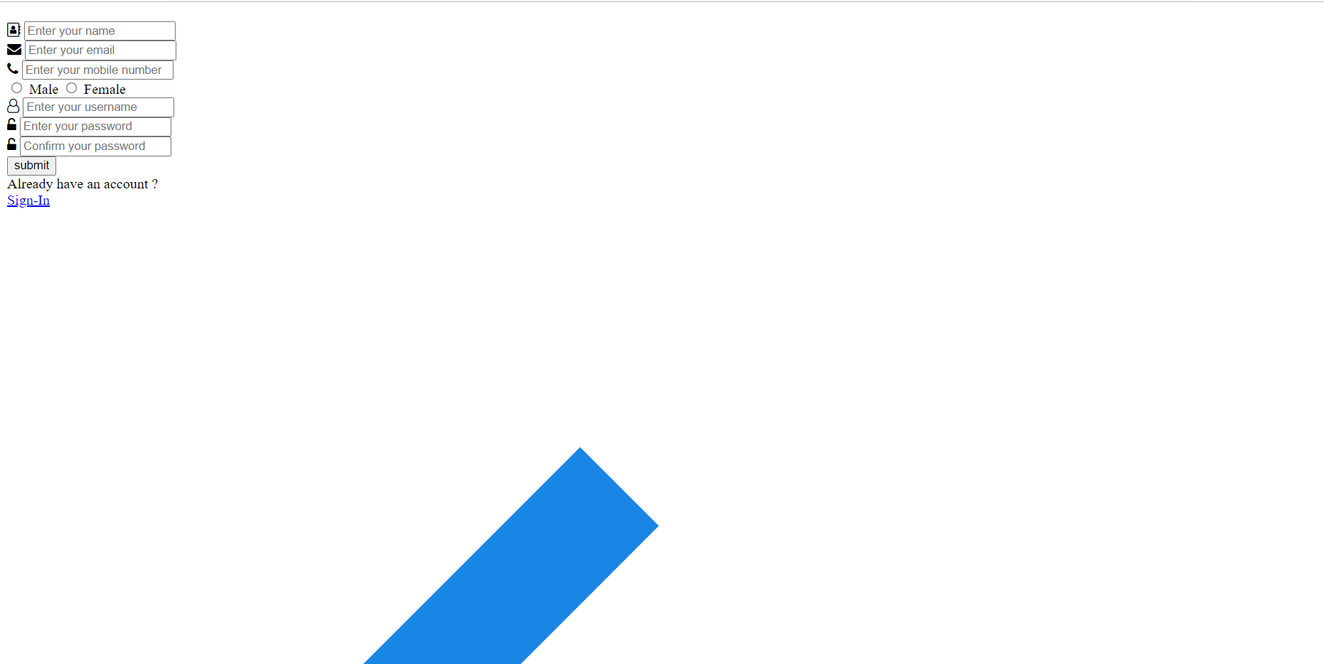 Documentation: Adding CSS in sign-up page to make good UI · Issue #681 · SauravMukherjee44/Aec ...