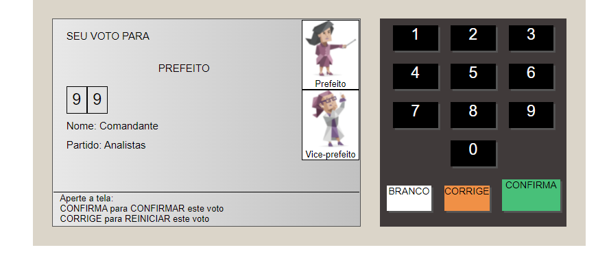GitHub - Musial-dev/Urna-eletronica-: Projeto baseado na urna eleitoral, utilizando variáveis ...
