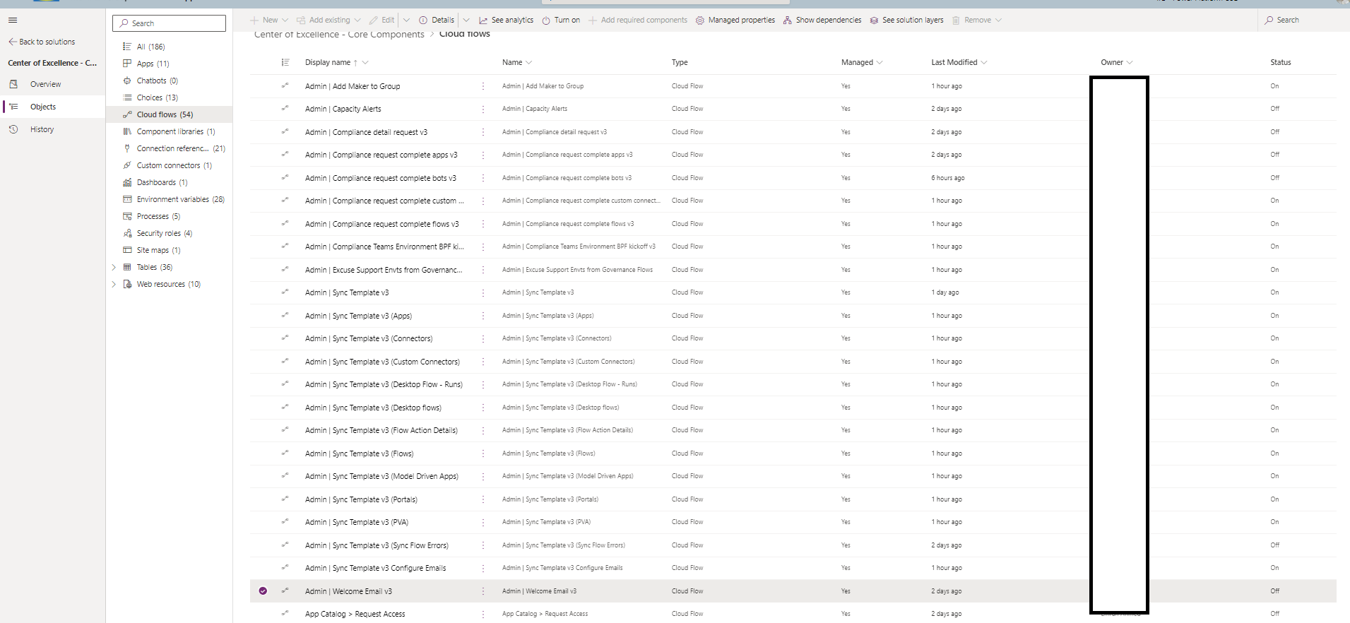 [CoE Starter Kit - Question] Flows failed to turn on after upgrade due ...