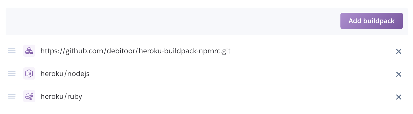 Review Apps · Issue #1 · debitoor/heroku-buildpack-npmrc · GitHub