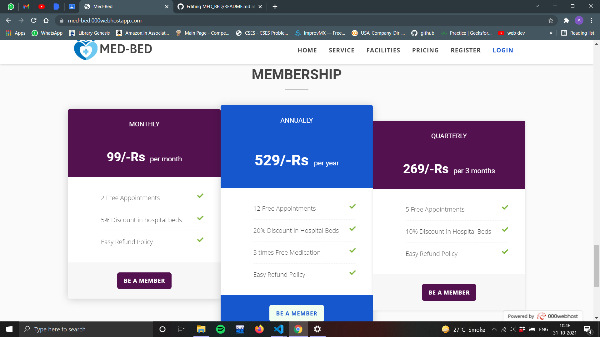 GitHub - tanuj-kalonia/MED_BED