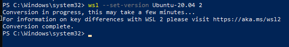 Conversion To Wsl2 Command Not Getting Recognized · Issue 7390 · Microsoftwsl · Github 3687