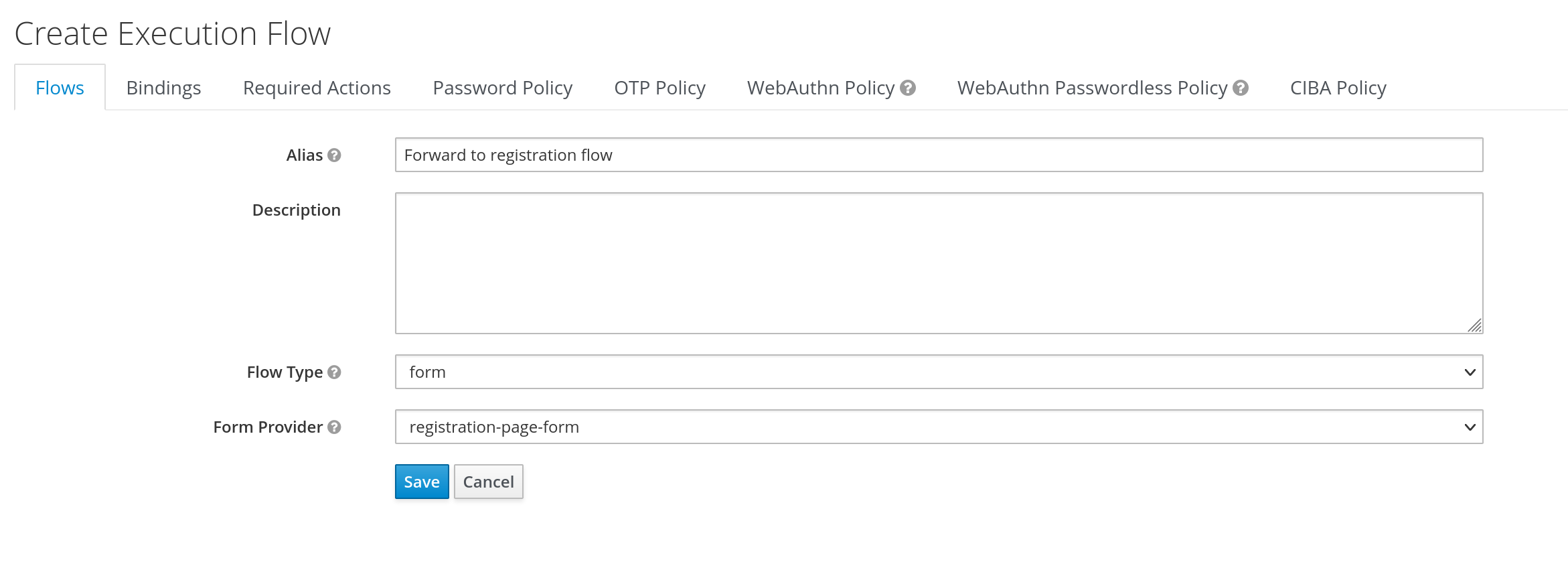 When redirecting to registration flow from browser flow, registration form is displayed twice ...