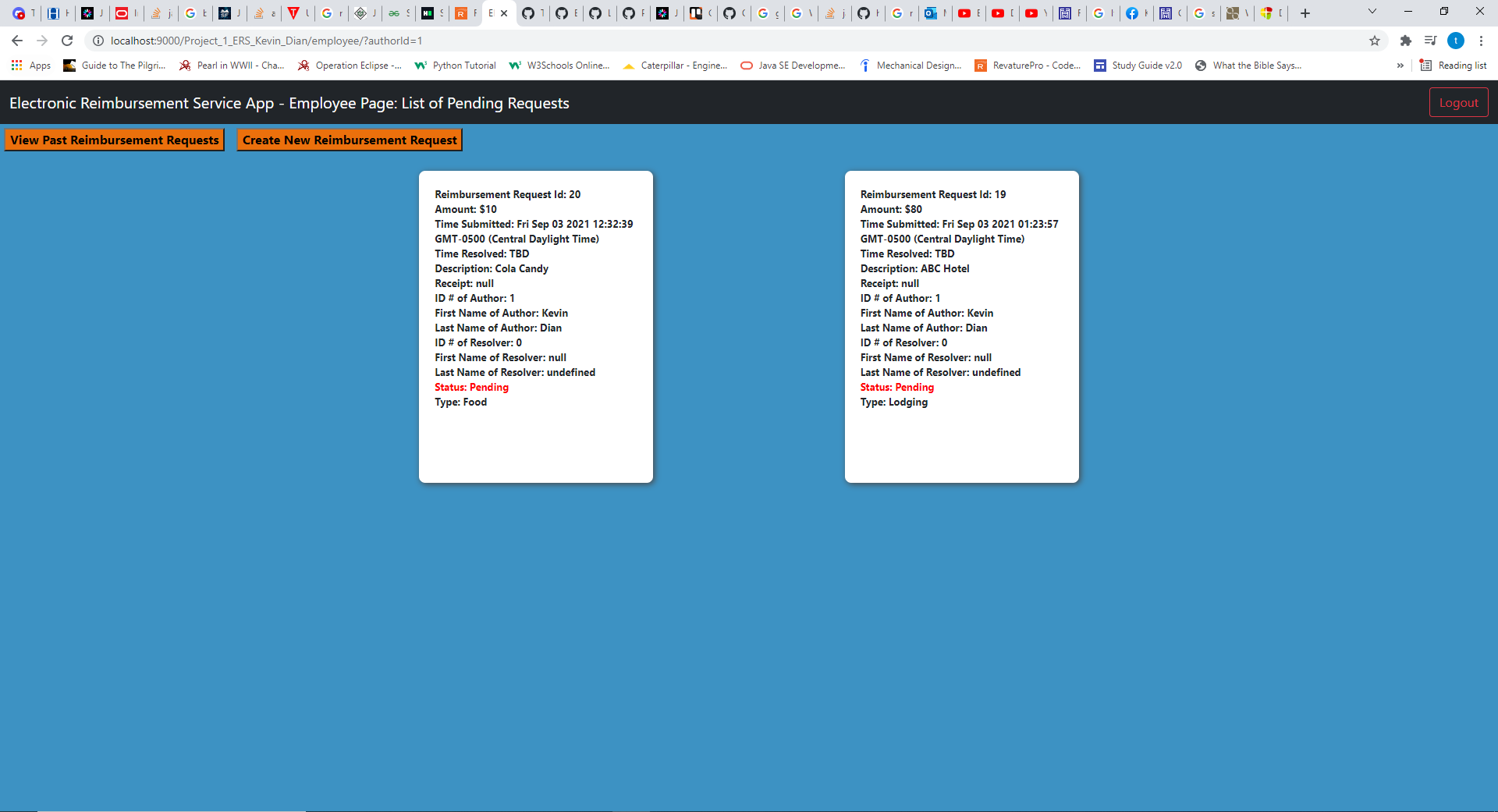GitHub - Leger123/Expense-Reimbursement-App: Config files for my GitHub ...