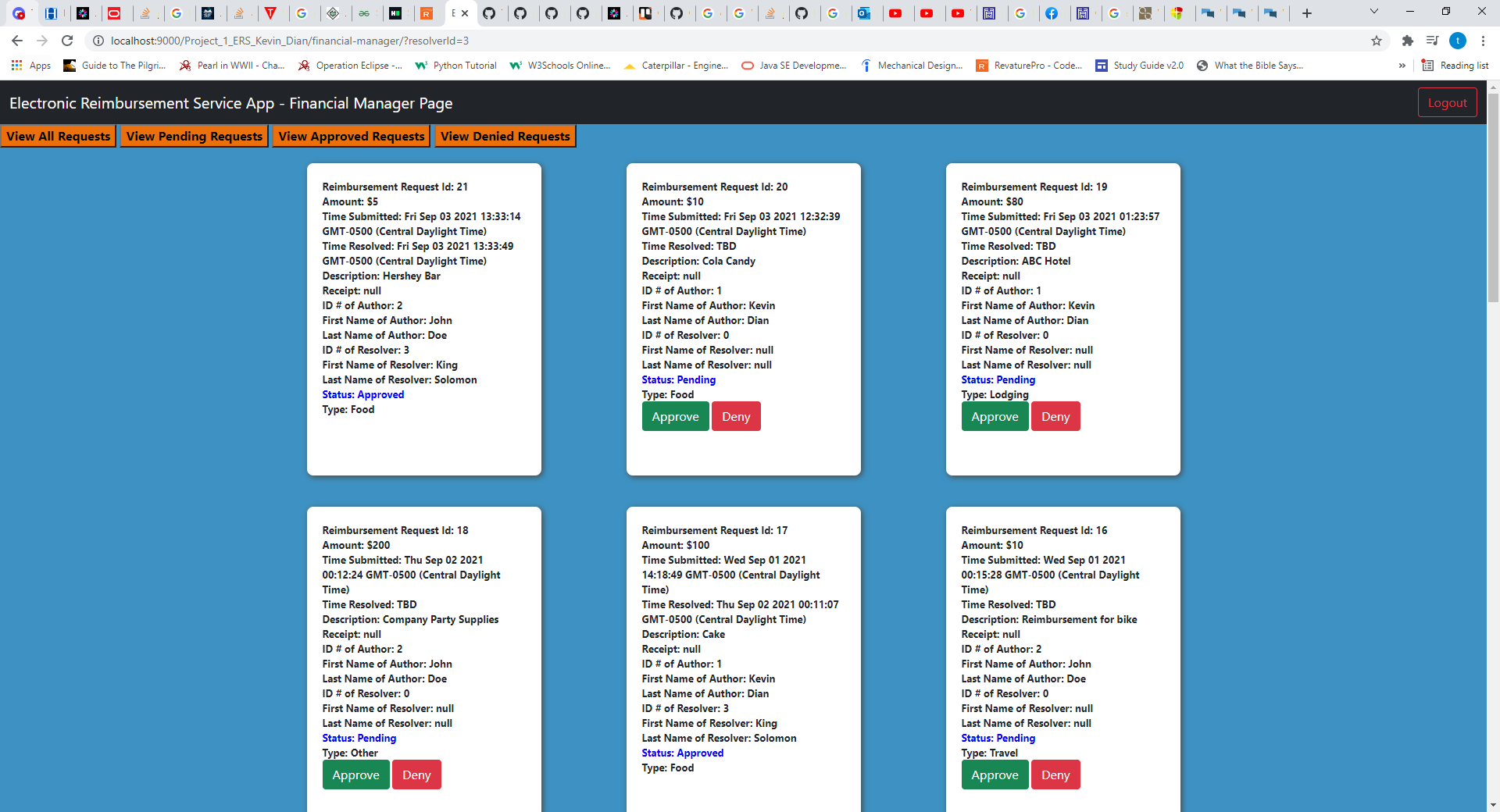 GitHub - Leger123/Expense-Reimbursement-App: Config files for my GitHub ...
