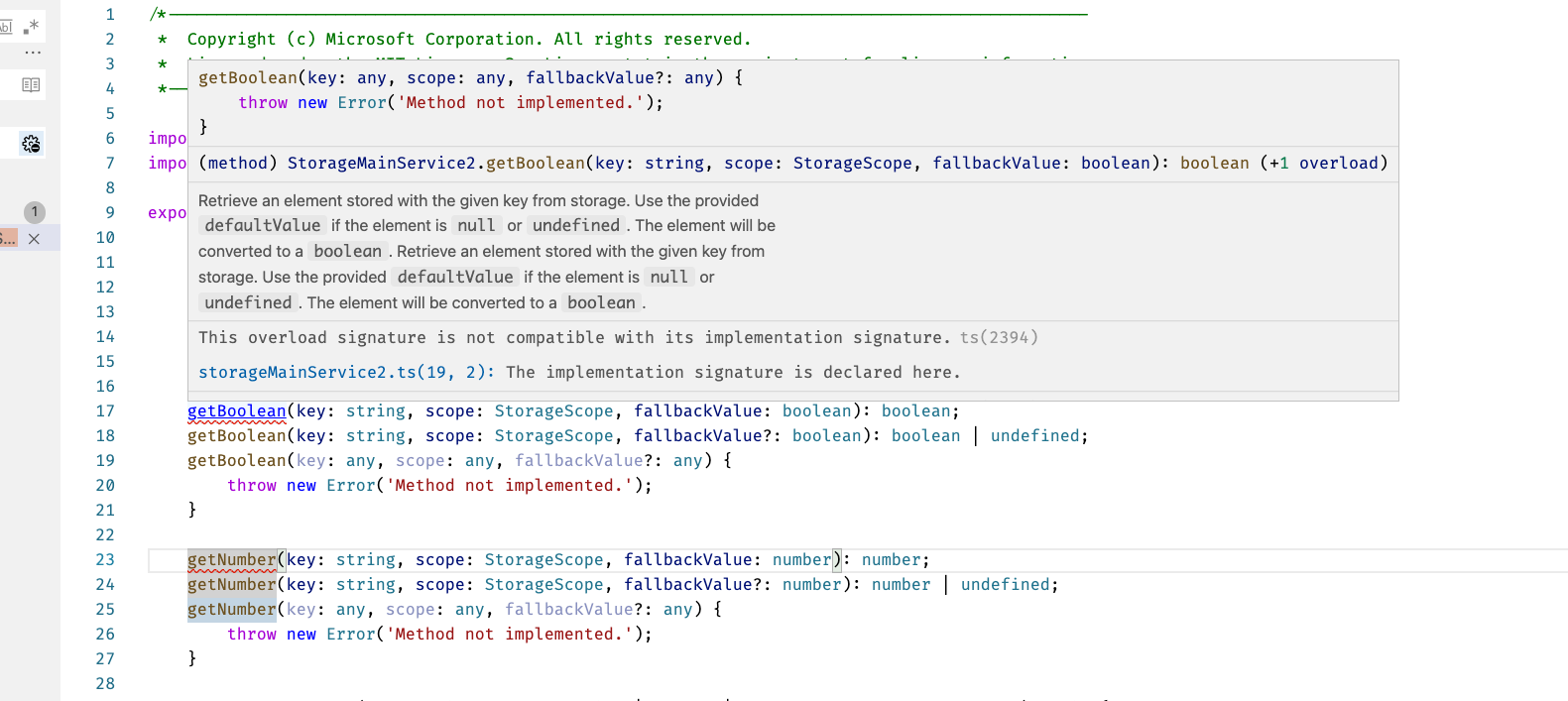 Implementing abstract class via quick fix yields compile errors · Issue #116606 · microsoft ...