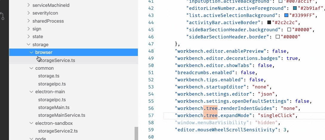 Changing workbench.tree.expandMode does not toggle twistie upon click anymore · Issue #116788 ...