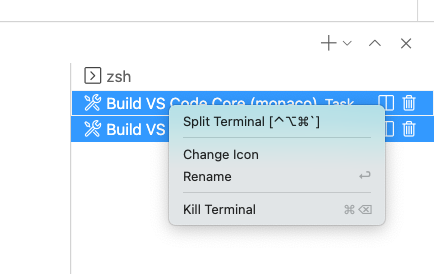 Terminal tabs: allow to join tabs · Issue #122286 · microsoft/vscode · GitHub