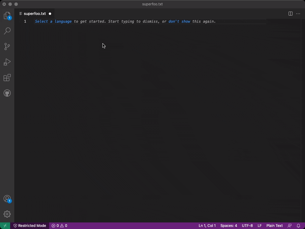 Trust: banner should consistently show in empty windows · Issue #125115 ...