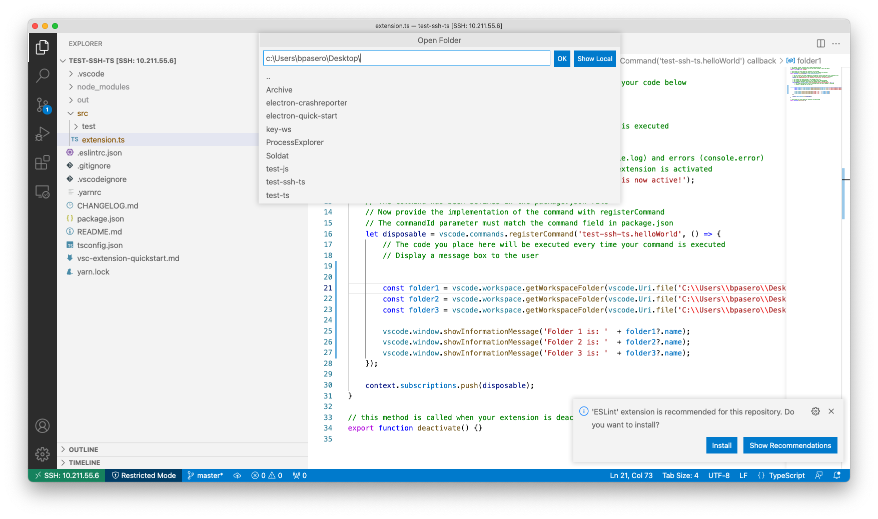 Simple file dialog shows windows path with lowercase drive letter from POSIX system · Issue ...