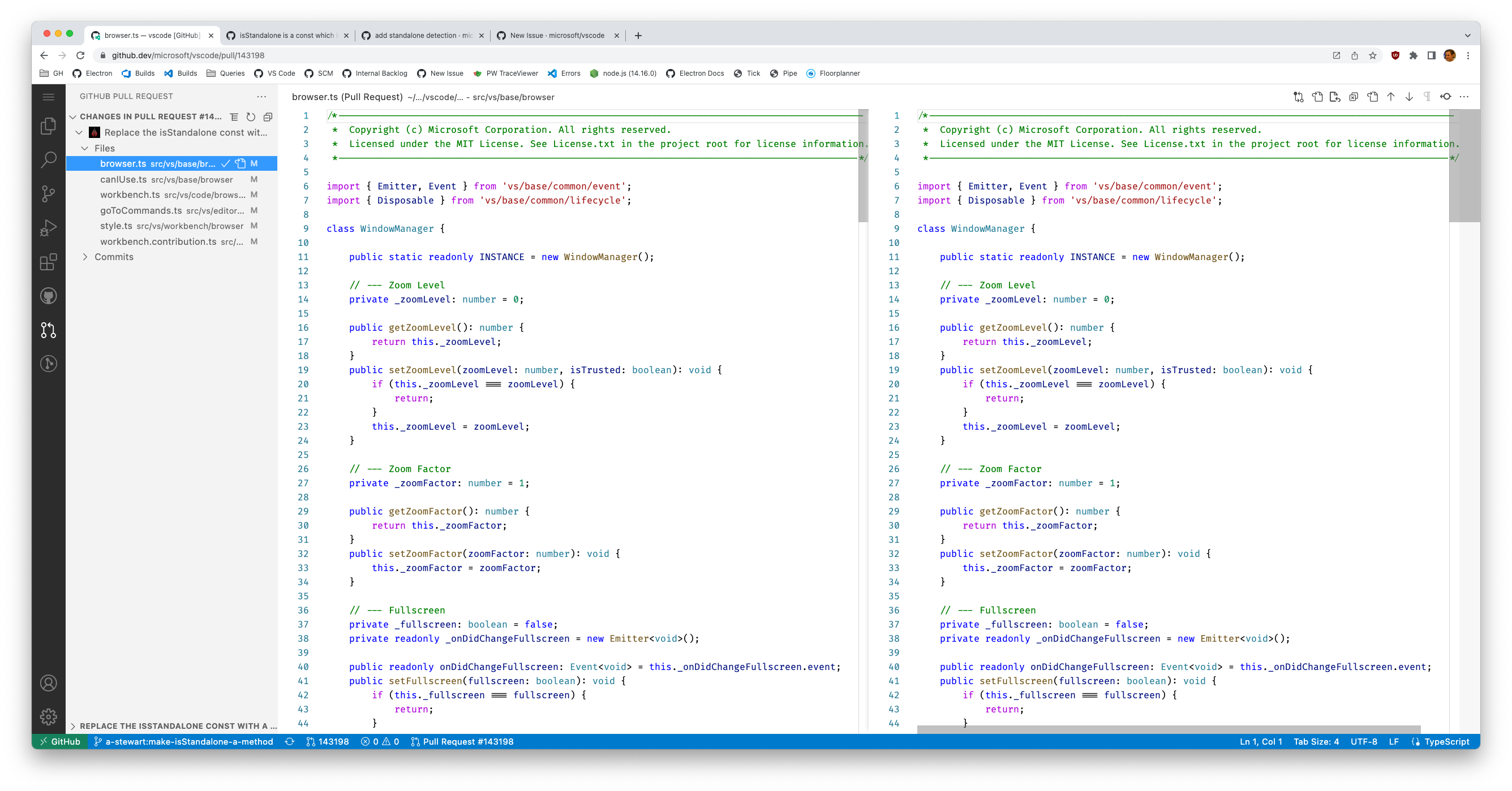 Github Dev Often Shows No Diff Anymore For Me · Issue 177 · Microsoft Vscode Remote