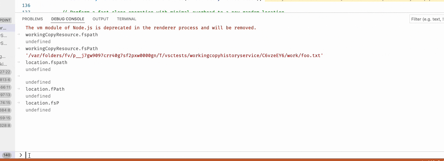 Debug console suggest not accepting · Issue #145955 · microsoft/vscode · GitHub