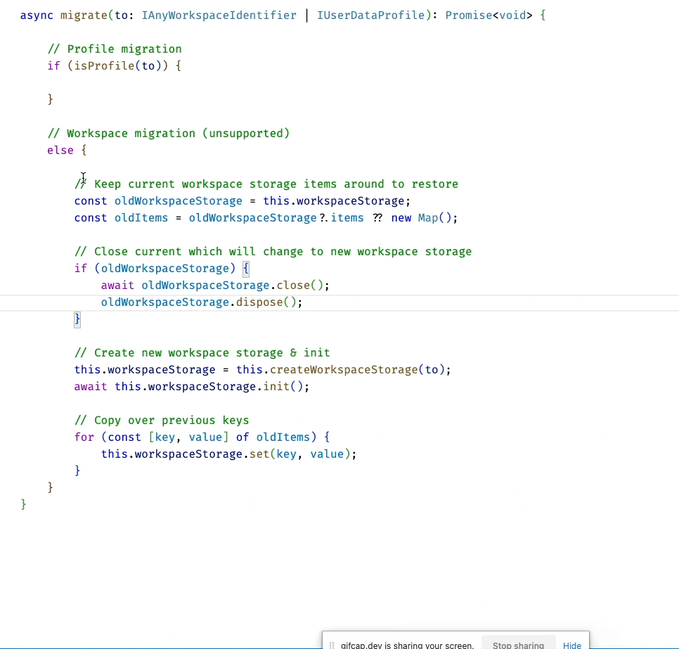 TS should use narrowed type when extracting method · Issue #152296 · microsoft/vscode · GitHub