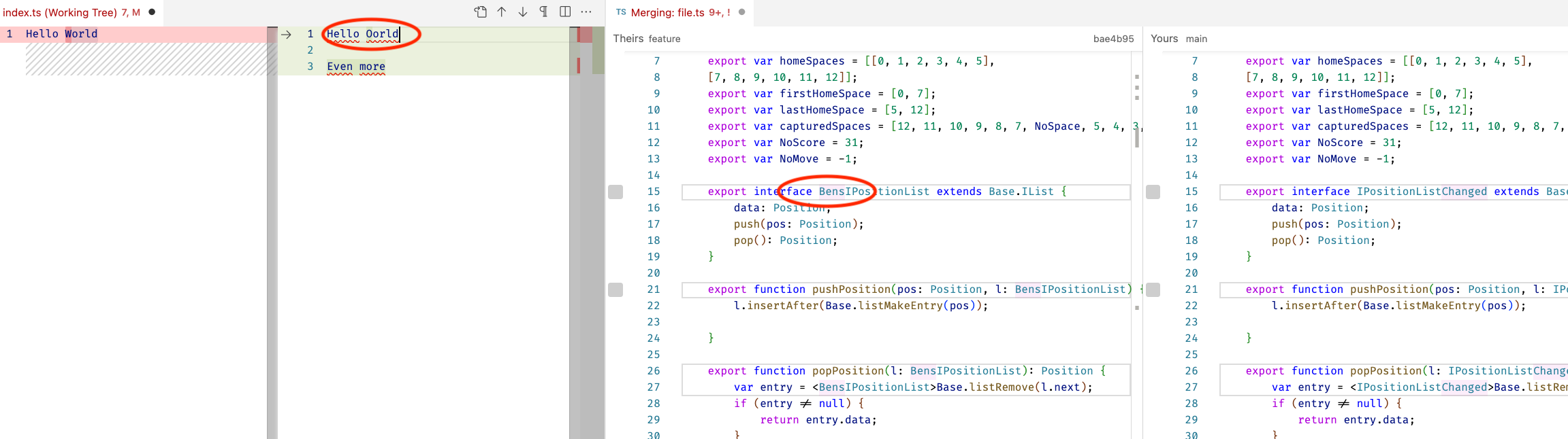 Merge Editor New Style Of Indicating Diff · Issue 152950 · Microsoftvscode · Github