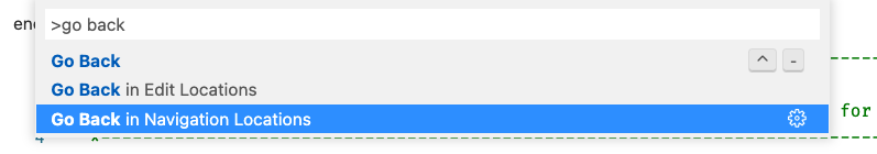 Go Back & Go Forward key step. · Issue #155457 · microsoft/vscode · GitHub