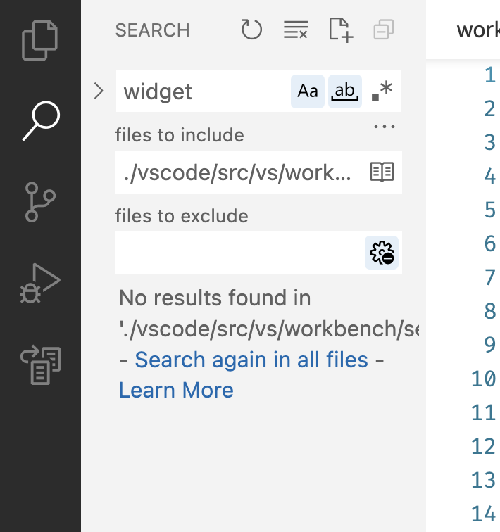 Search message wrap · Issue #155931 · microsoft/vscode · GitHub